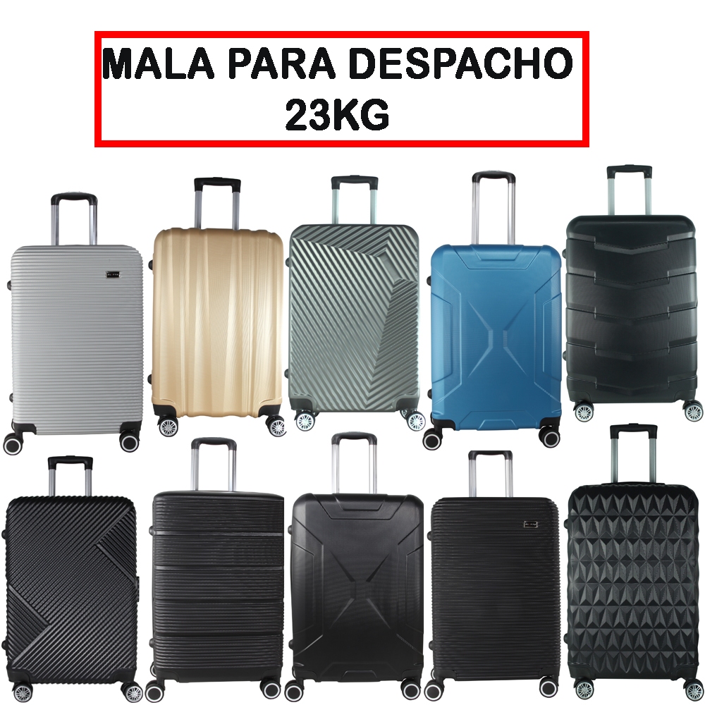 Mala De Viagem 360° Rodinhas Média Várias Cores Despacho 23kg | Shopee ...
