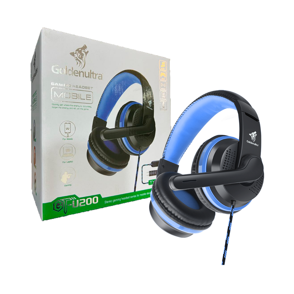 Headset Gamer GT-U200 Com Fio Tipo C Controle de Volume Botão De Mutar ...