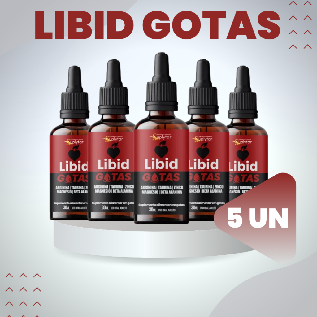 5 Libid Gotas Original 30ML | Shopee Brasil