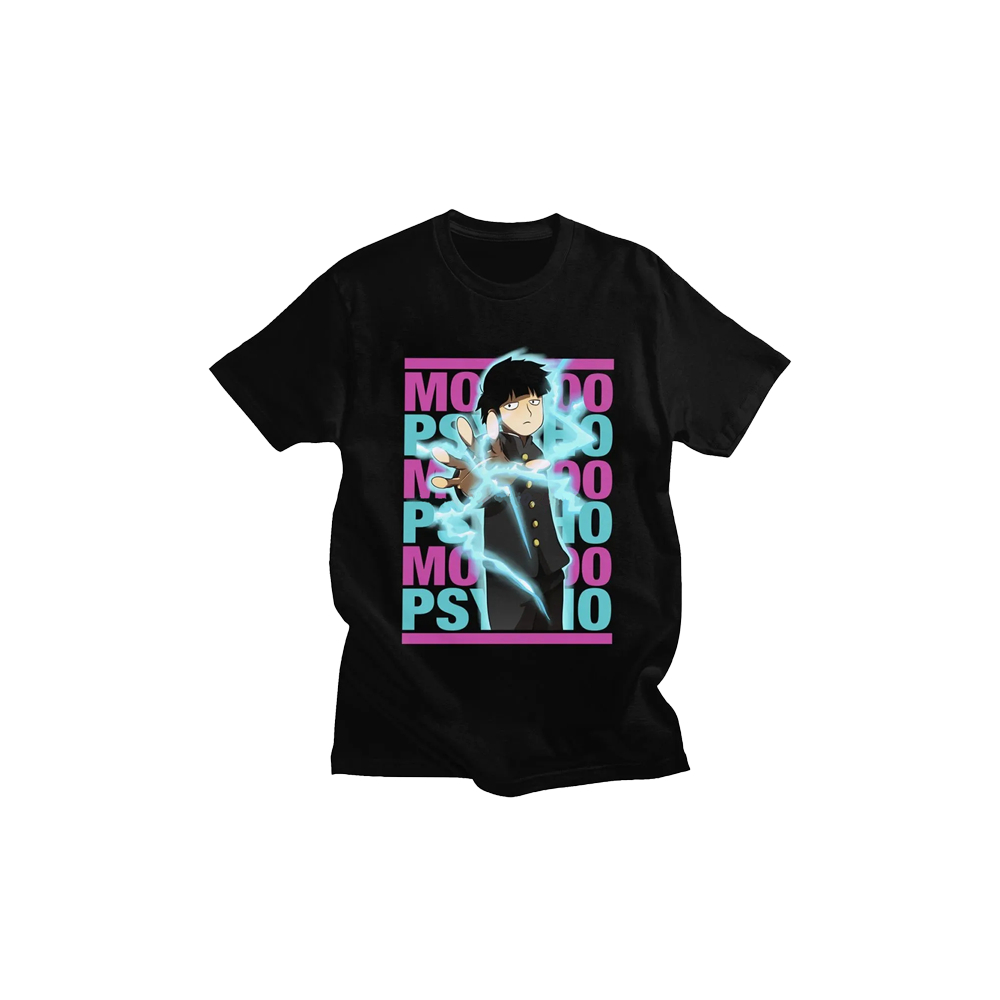 Camisa Camiseta Mob Psycho Shigeo REF 1472 | Shopee Brasil