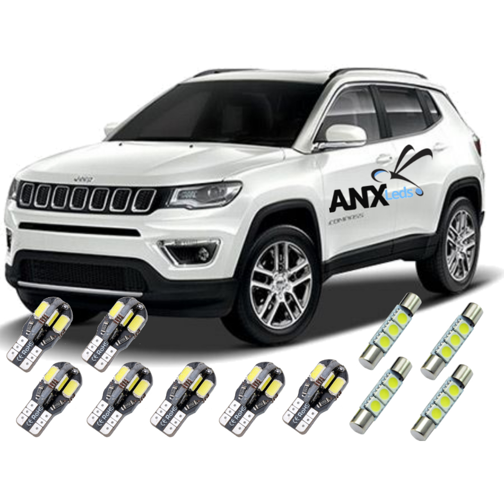 Kit Led Interno Completo Jeep Compass Para Sol 2020 20212022/2023 ...