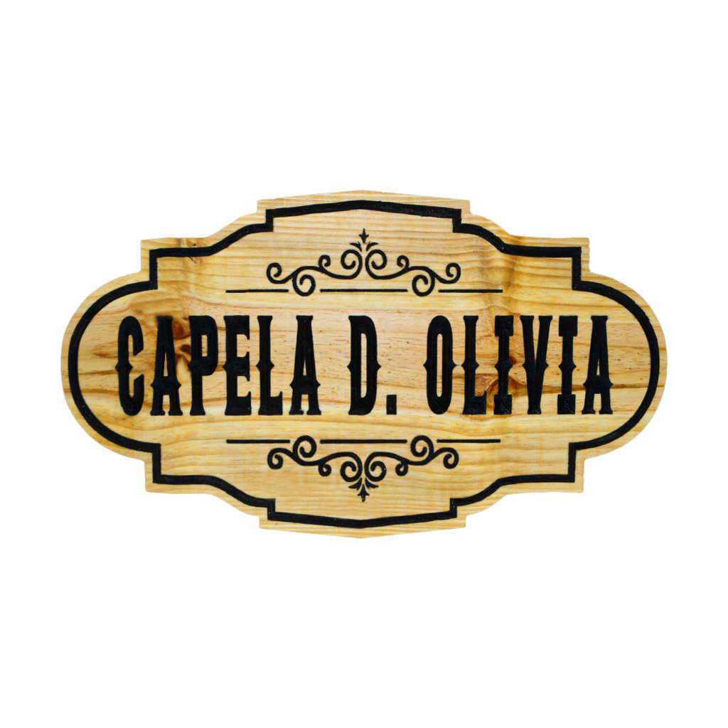 Placa Rústica De Madeira Maciça Chácara Sítio Roça 50x28cm | Shopee Brasil