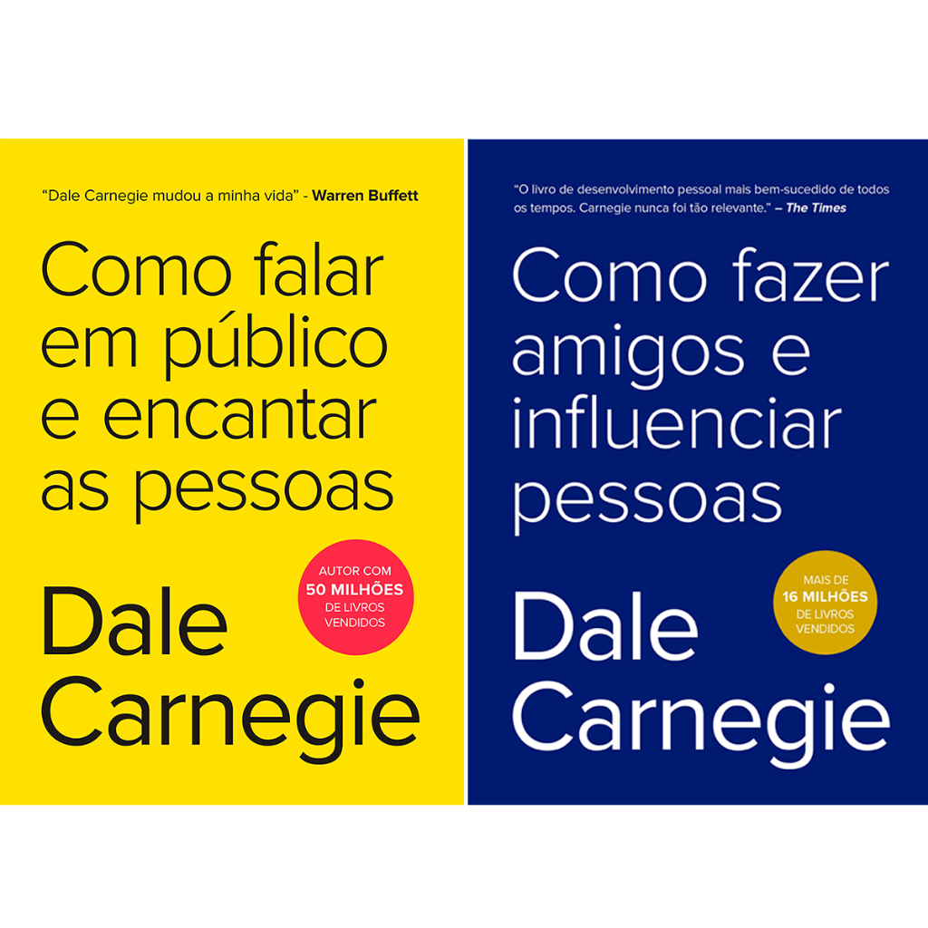 Livros Como Fazer Amigos E Influenciar Pessoas + Como Falar Em Publico ...