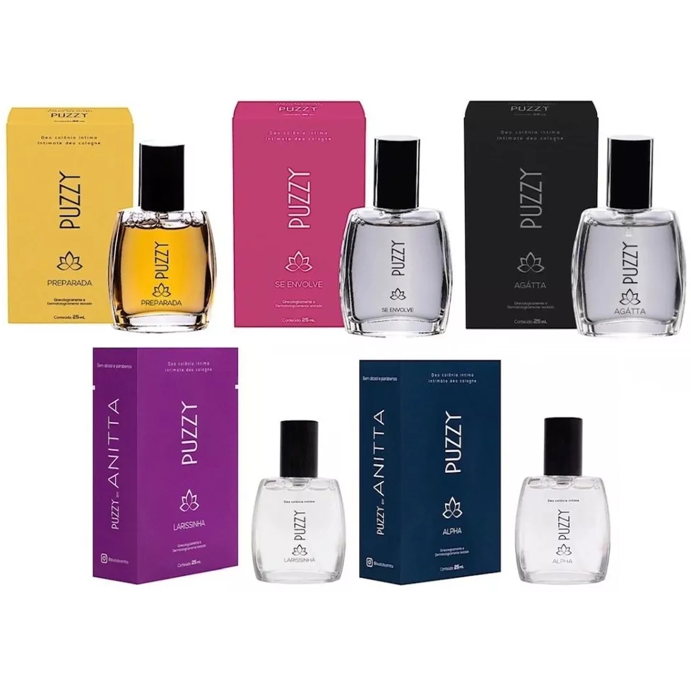 Perfume Íntimo Puzzy Deo Colônia Intima Anitta 25ml - Escorrega o Preço