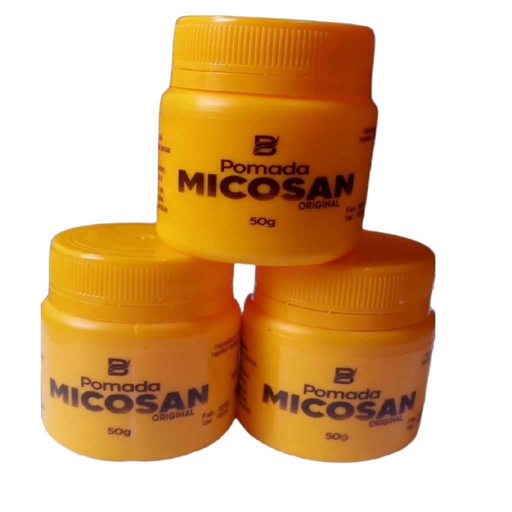 Pomada Micosan 3 UNIDADES para micoses em geral Da Baruc Cosmeticos ...