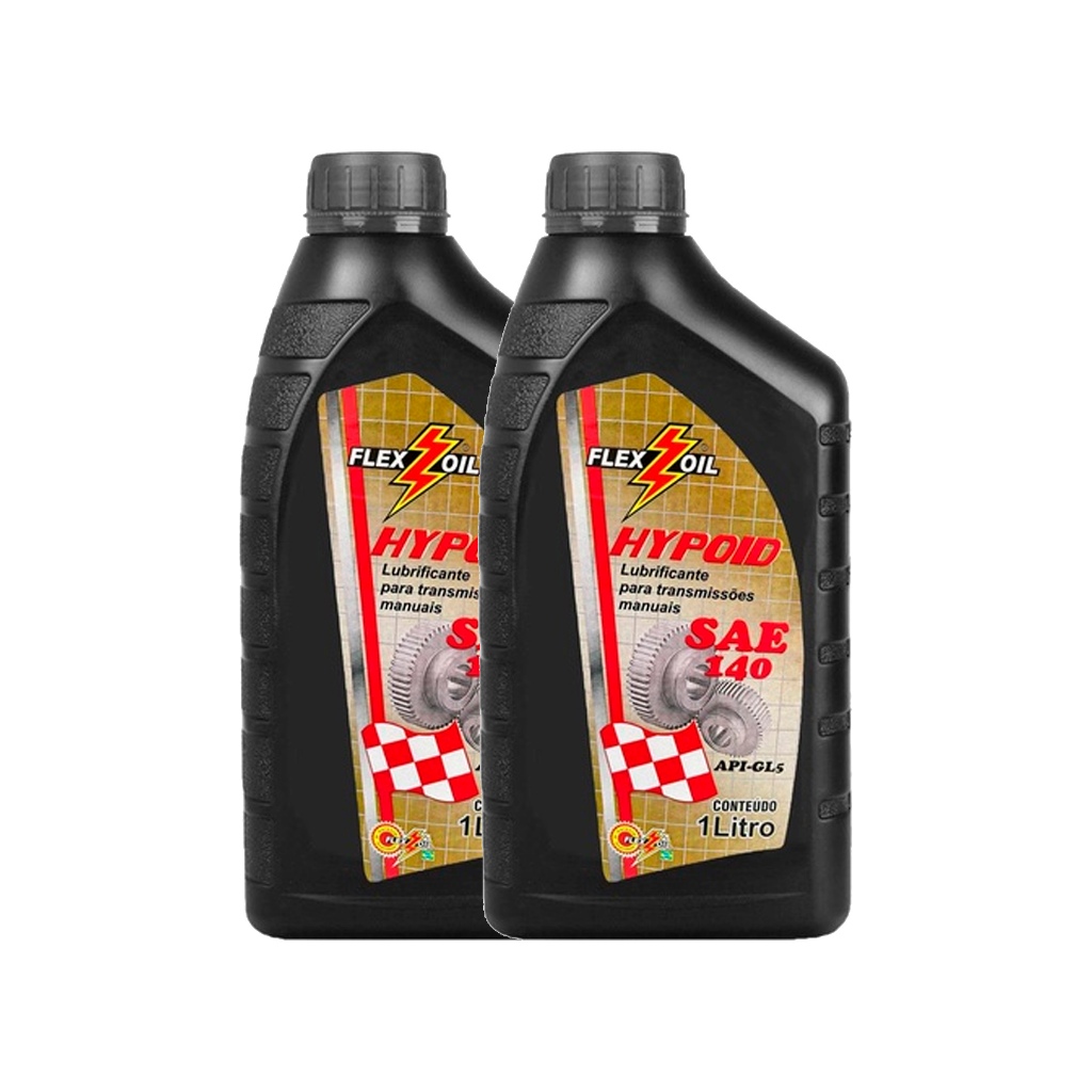 Kit 2 Flex Oil 140W Mineral API GL-5 | Shopee Brasil