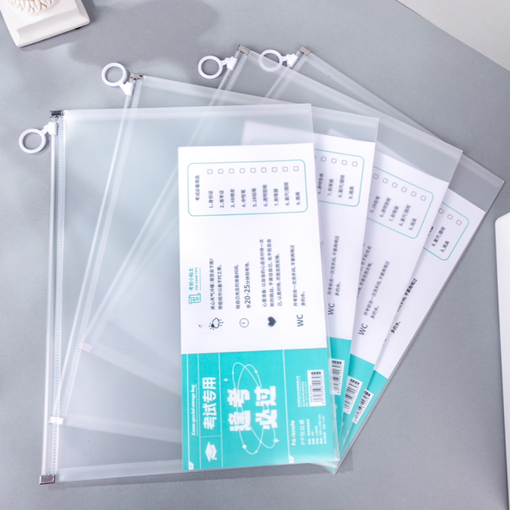 Kit 8 peças/Pasta Envelope Com Zíper A4 Serena Tom Pastel | Shopee Brasil