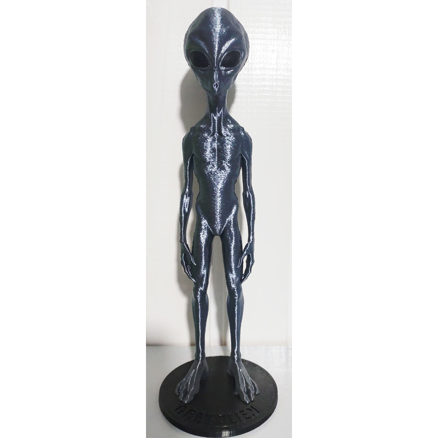 Et, Alien, Alienígena, Extraterrestre, Greys, Realistico, Baseado em Relatos, Boneco Decorativo ...