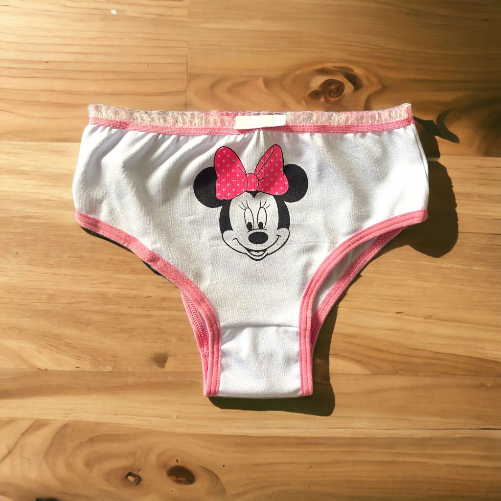 Kit 3 Calcinha Feminina Infantil Desenho Personagem Calcolinha de ...