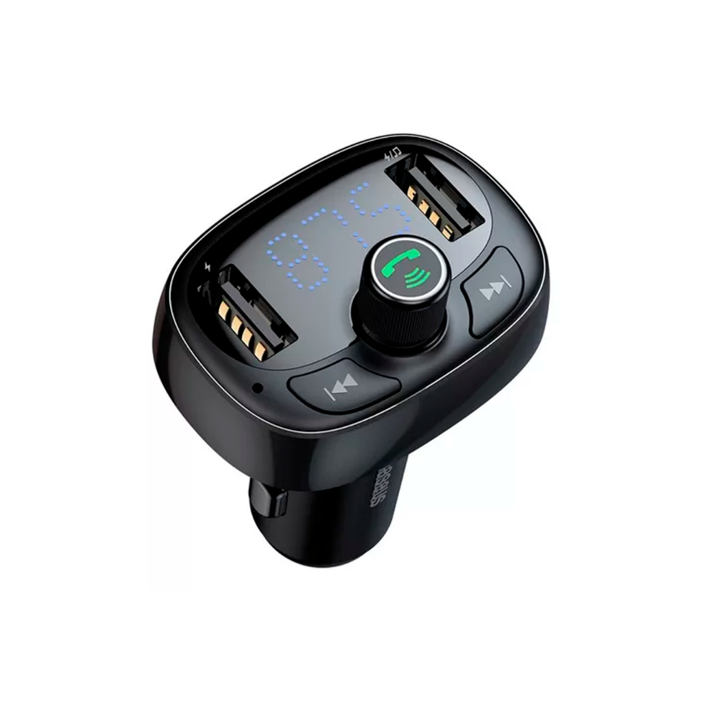 Transmissor Fm Baseus Bluetooth Universal 2 Usb Entrada 12v | Shopee Brasil