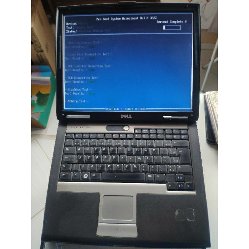 notebook dell d520 serial db9 funcional 1gb ram sem hd fonte | Shopee ...
