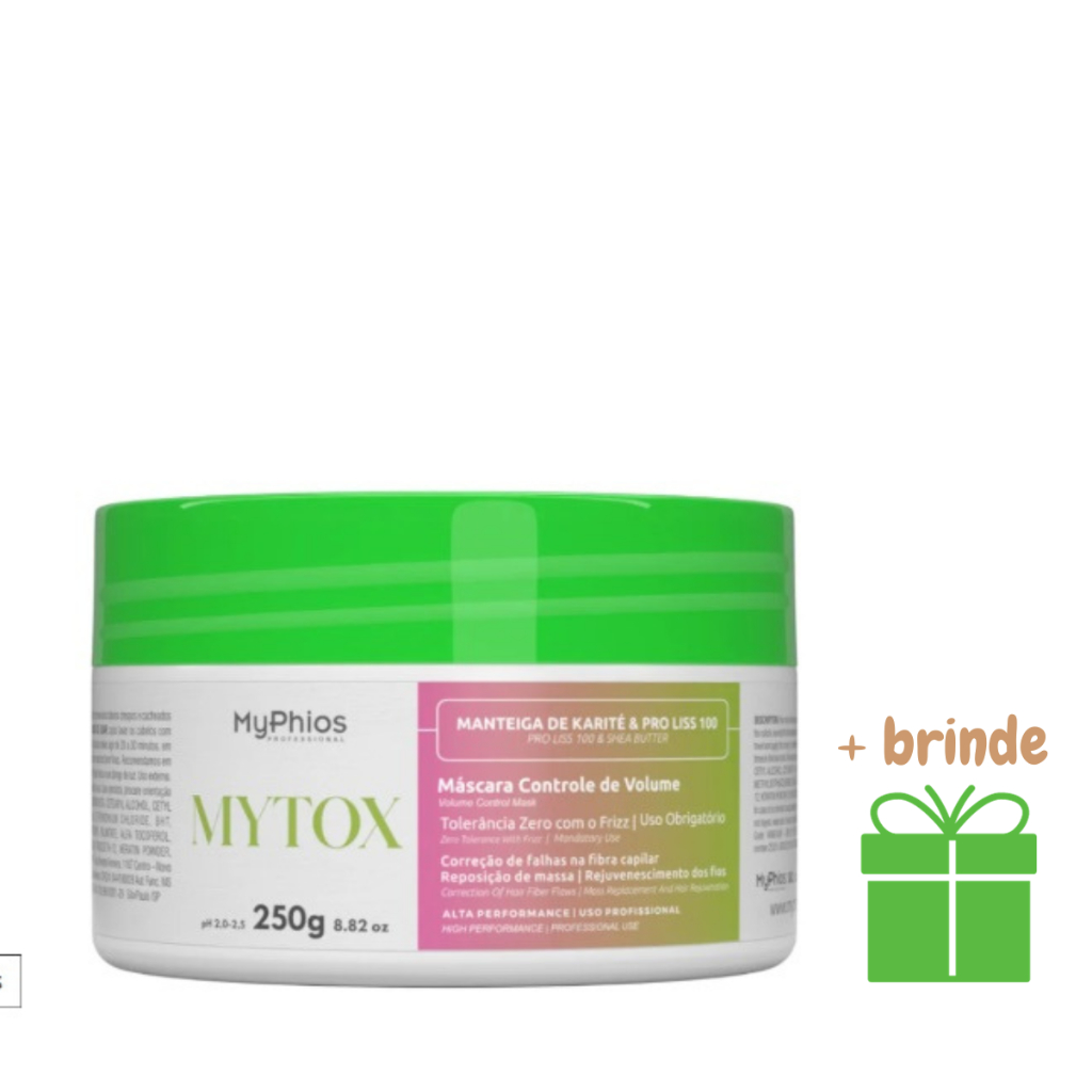 Redutor de volume Capilar MYTOX sem formol MyPhios Professional - 250g ...