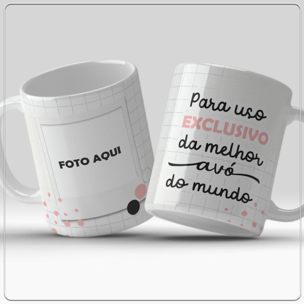 Caneca Linha Familia - Linha Exclusiva Porcelana Importada (325 ML ...