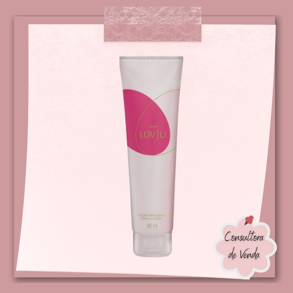 LOV | U Loção Perfumada para o Corpo Feminino 90ml - Avon | Shopee Brasil
