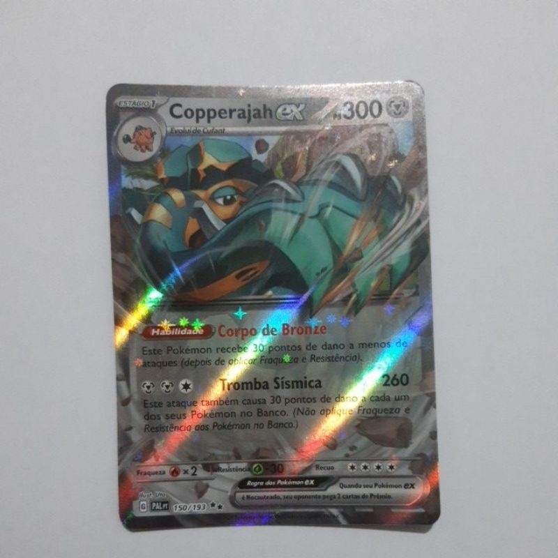 Carta Card Pokémon Copperajah Ex | Shopee Brasil