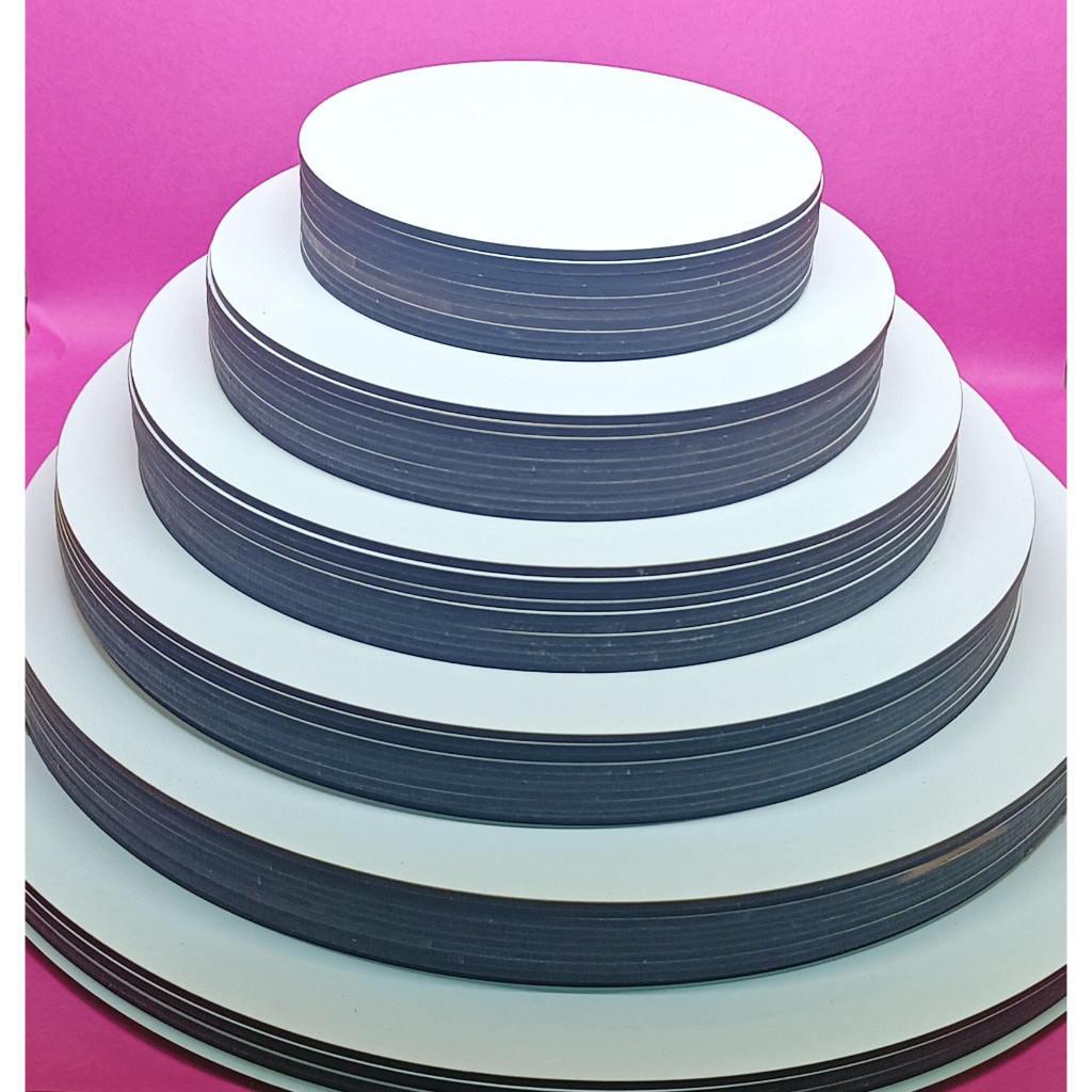 Kit Cake Board MDF 25cm de diametro super qualidade - Pacote com 10 ...