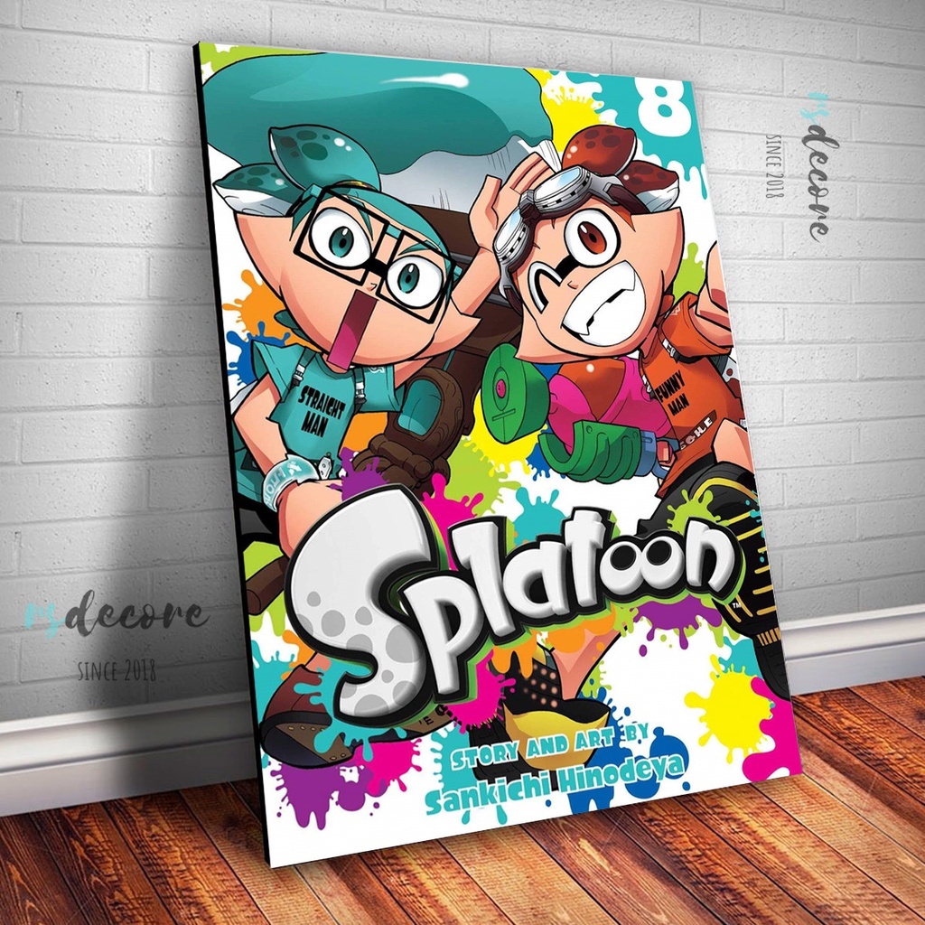 Placa Decorativa Do Game Splatoon 20x30cm | Shopee Brasil