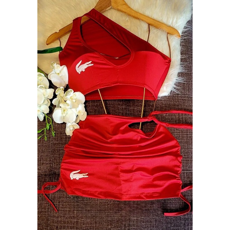 Conjunto gringa modinha maria GX MX Conjunto cropped e saia gringo MX ...