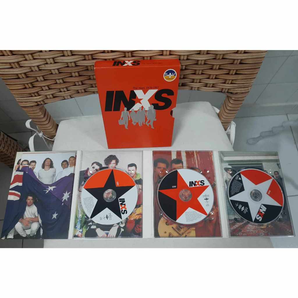 INXS Box The Years 1979-1997 com 2 CDs e 1 DVD + 4 CDs X - Elegantly ...