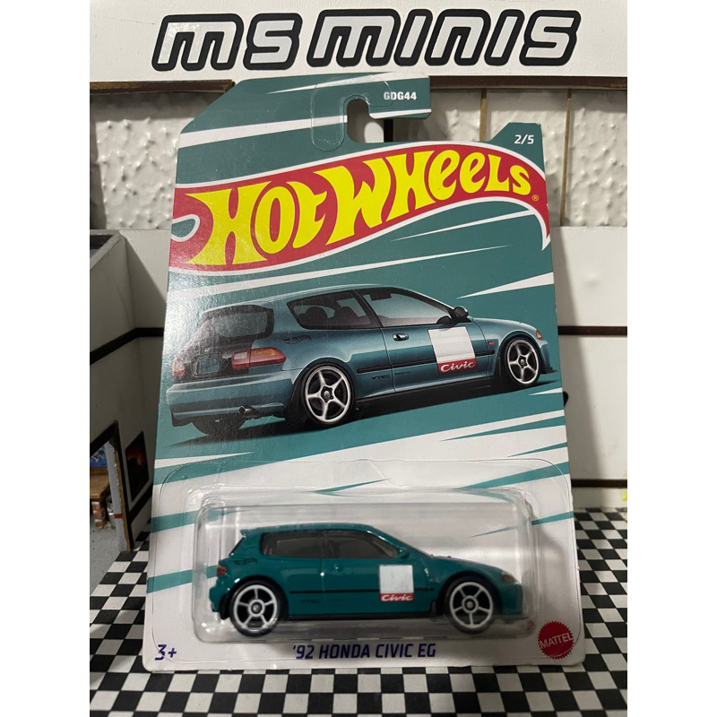 Hot Wheels Honda Series 2022 - ‘92 Honda Civic EG | Shopee Brasil