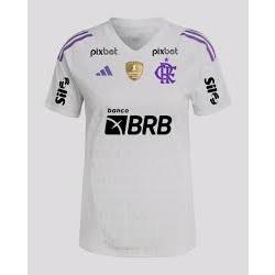 Nova Camisa Flamengo Goleiro Branca/Roxo Torcedor Masculina lançamento ...