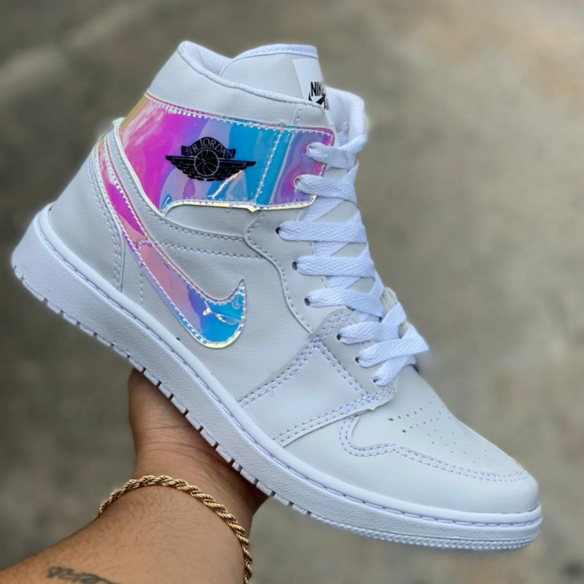 Tenis Air Jordan Bota Rosa Feminino Lançamento - Tênis Air Jordan 1 ...