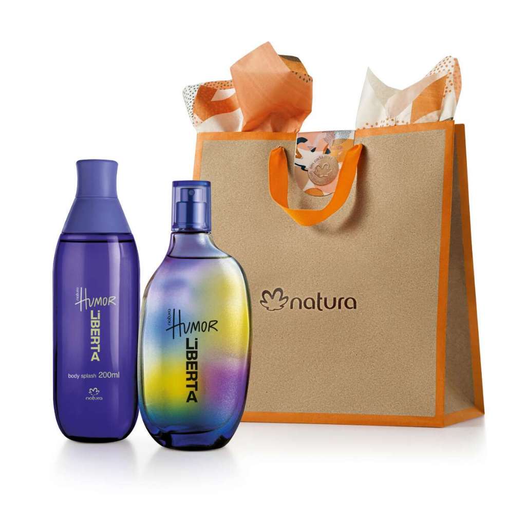 Kit Presente Natura Humor Liberta1 Desodorante colônia 75 ml + 1 Body ...