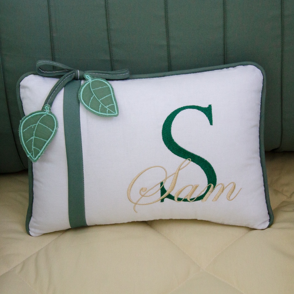 Almofadinha Personalizada Inicial e Nome | Almofada Decorativa | 2 ...