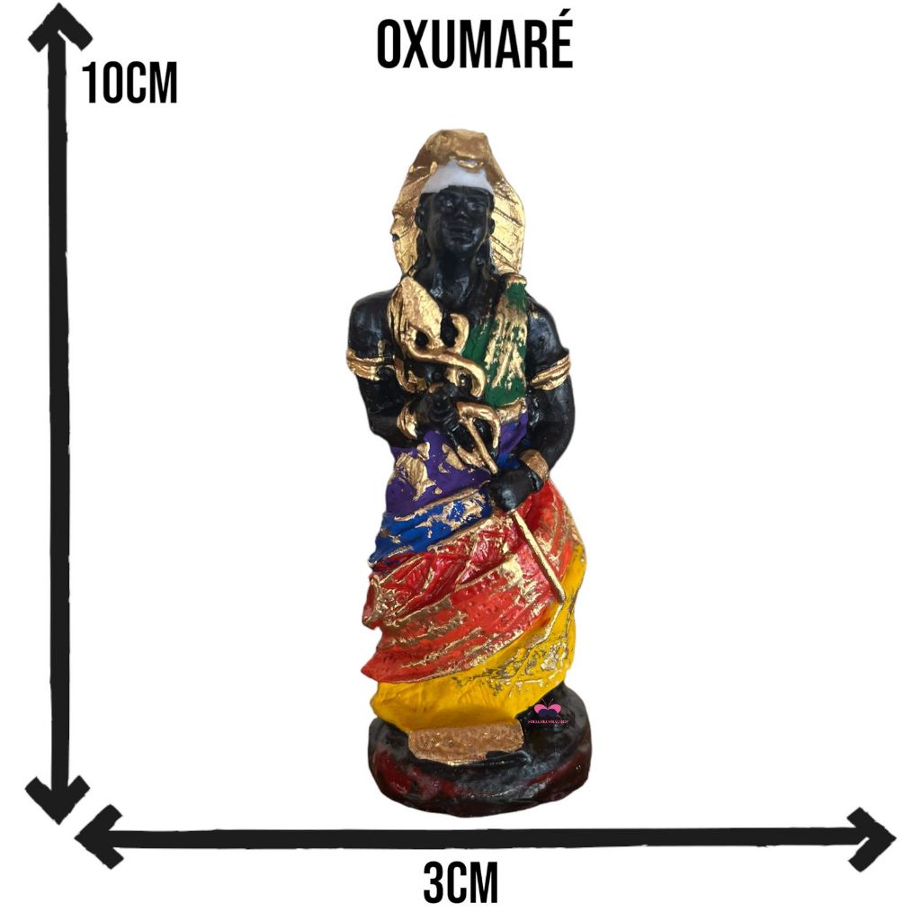 Orixá Oxumaré Artigos Religiosos Altar Umbanda Candomblé 10cm | Shopee ...