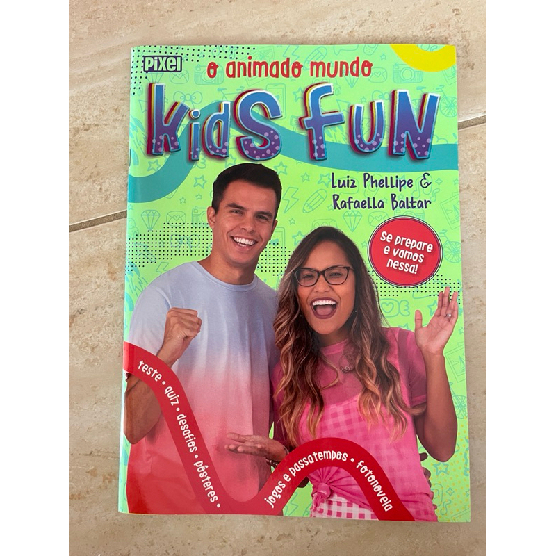 livro kids fun COM AUTOGRAFO NOVO | Shopee Brasil
