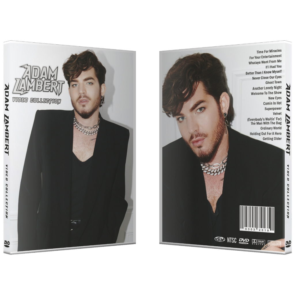 DVD ADAM LAMBERT - VIDEO COLLECTION (fan made) | Shopee Brasil