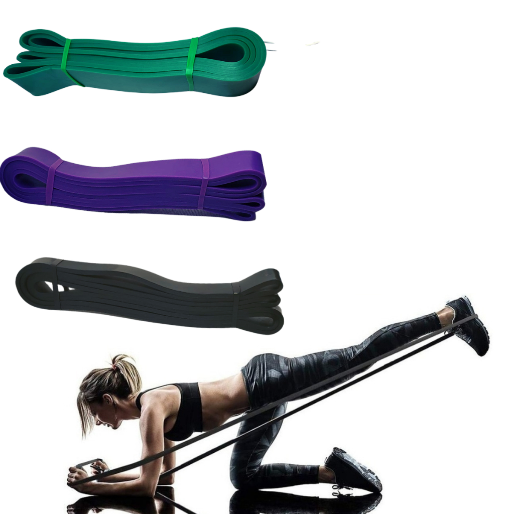 Super Band Elástico Borracha Pilates Fitness barra fixa Extra Forte ...