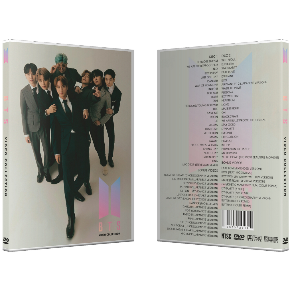 DVD BTS - VIDEO COLLECTION (fan made) | Shopee Brasil