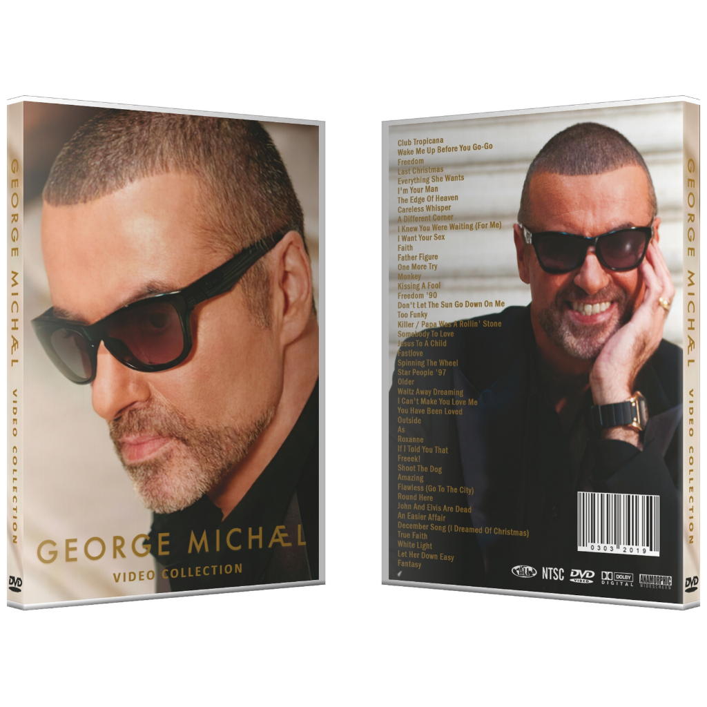 DVD GEORGE MICHAEL - VIDEO COLLECTION (fan made) | Shopee Brasil