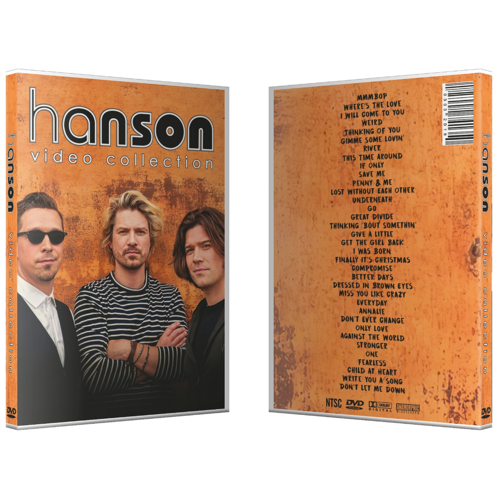 DVD HANSON - VIDEO COLLECTION (fan made) | Shopee Brasil