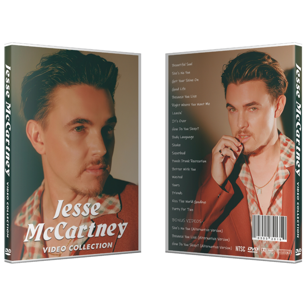 DVD JESSE MCCARTNEY - VIDEO COLLECTION (fan made) | Shopee Brasil