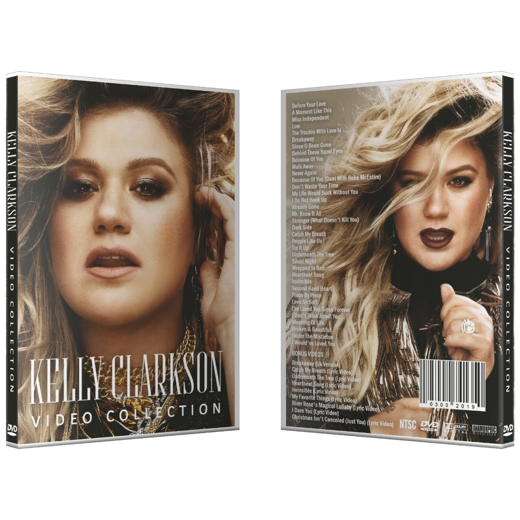 DVD KELLY CLARKSON - VIDEO COLLECTION (fan made) | Shopee Brasil
