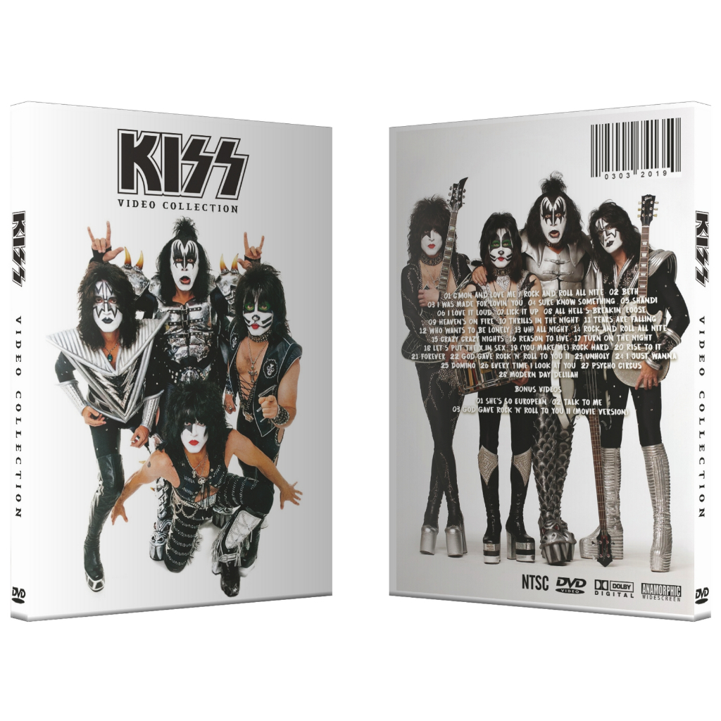 DVD KISS - VIDEO COLLECTION (fan made) | Shopee Brasil