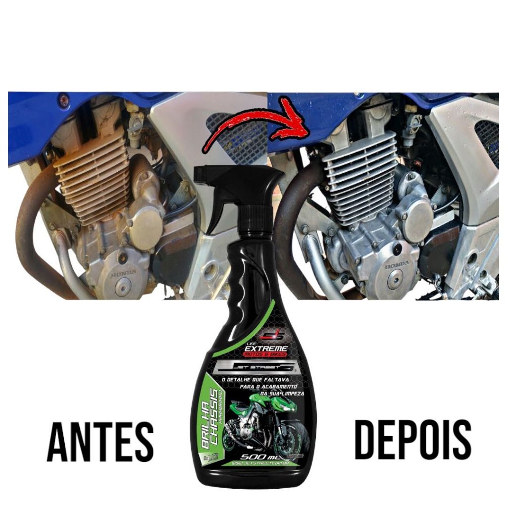 VERNIZ DE MOTOR PARA MOTOS JET STREET 500ml - Escorrega o Preço