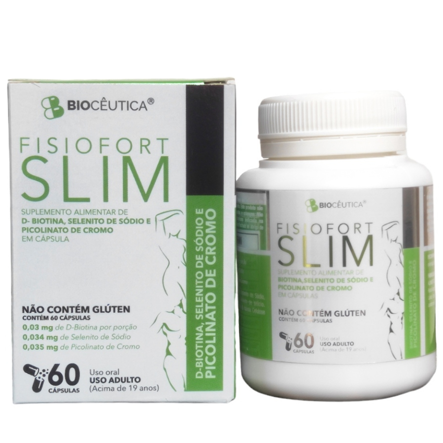 Emagrecedor Em Capsulas Fisiofort Slim - Suplemento Alimentar | Shopee ...