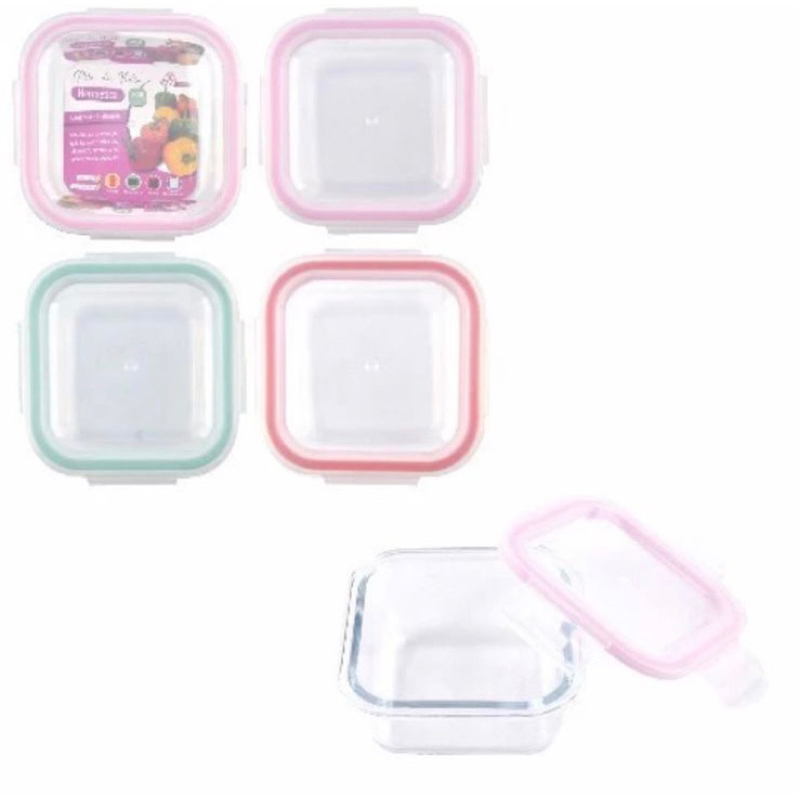 Pote Hermético Para Marmita 520ML Quadrado De Vidro Super Resistente | Shopee Brasil