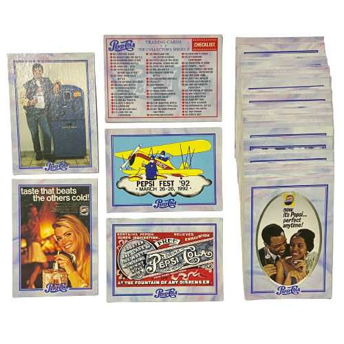 Lote 60 a Cards originais Pepsi Cola com propagandas antigas - sem ...
