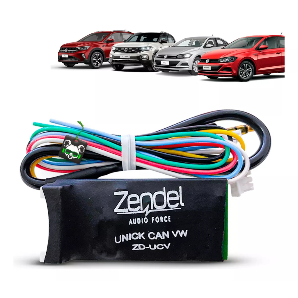 Interface Comando De Volante Unick Can Volkswagen Vw Zendel | Shopee Brasil