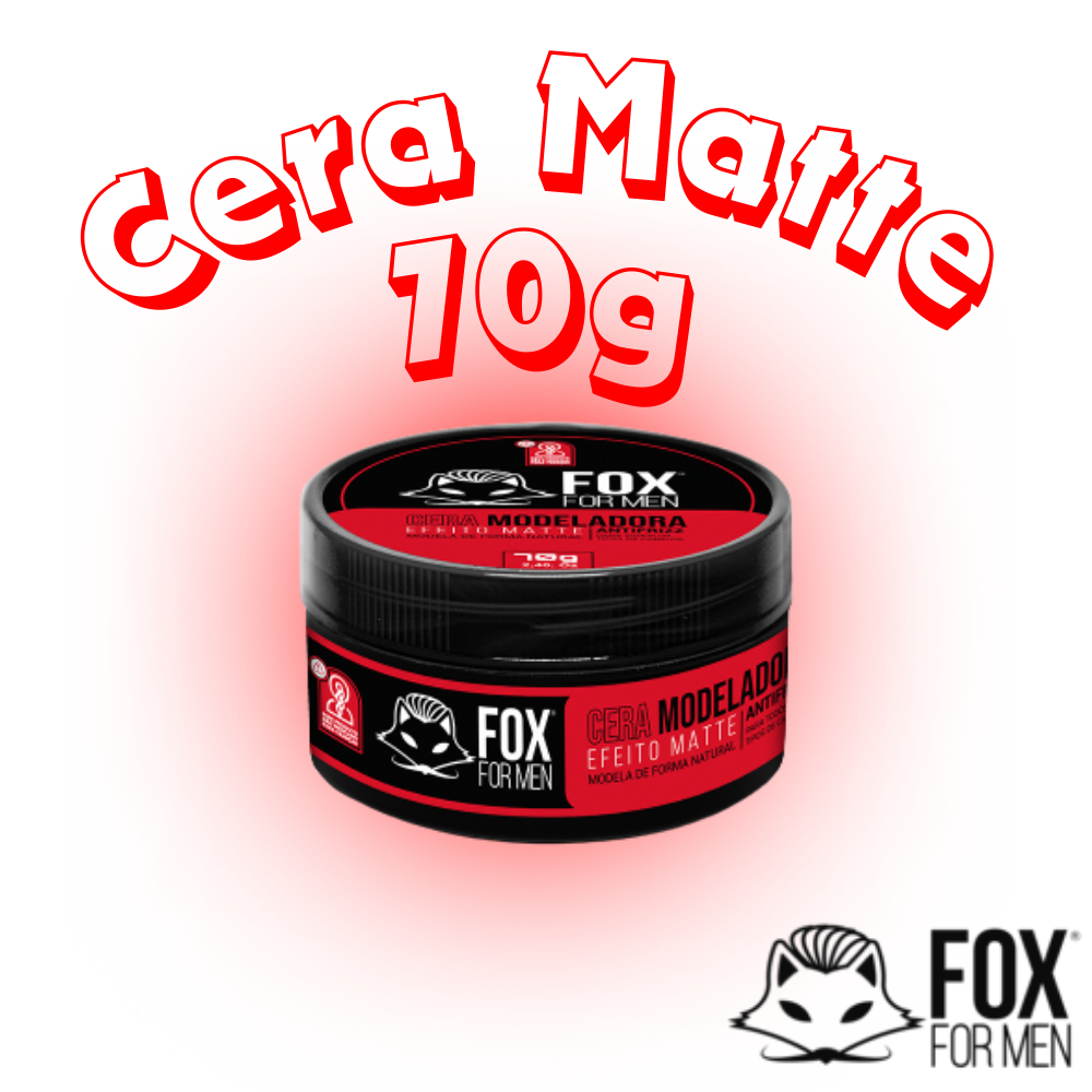 CERA EFEITO MATTE 70G - FOX FOR MEN | Shopee Brasil