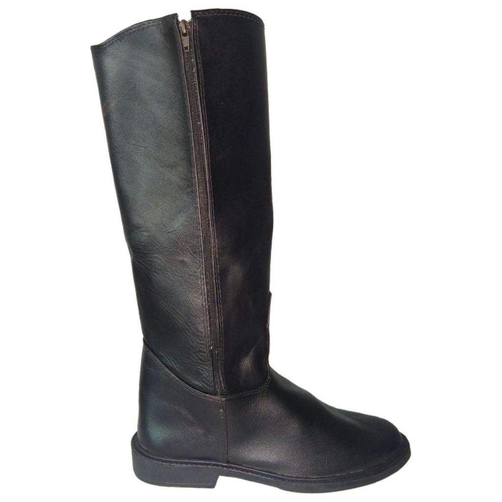 Bota Unissex Campeira Cano Longo Preta Bonita e Forte Super Oferta ...