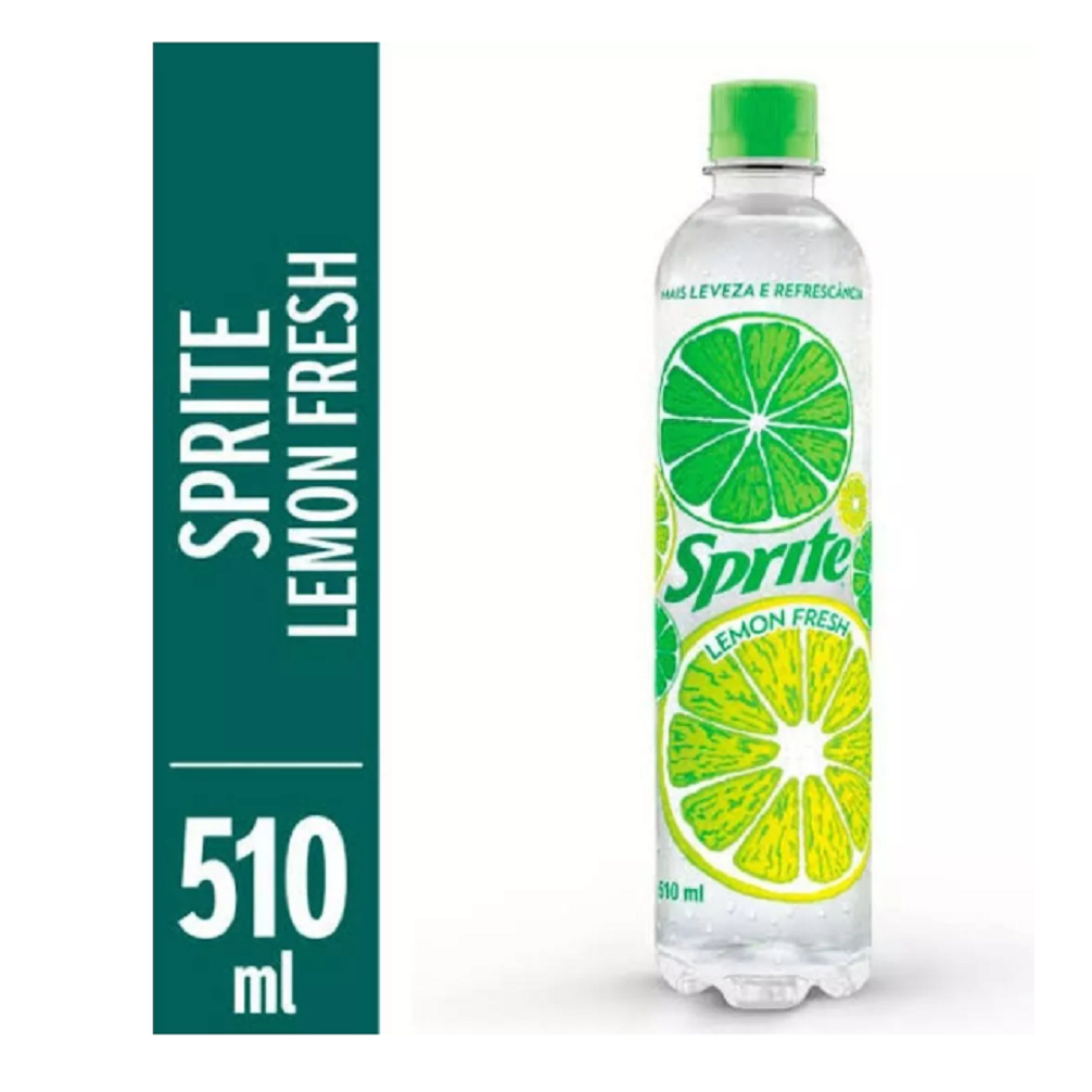 Refrigerante Sprite Lemon Fresh 510 ml - Suco de Limao Levemente ...