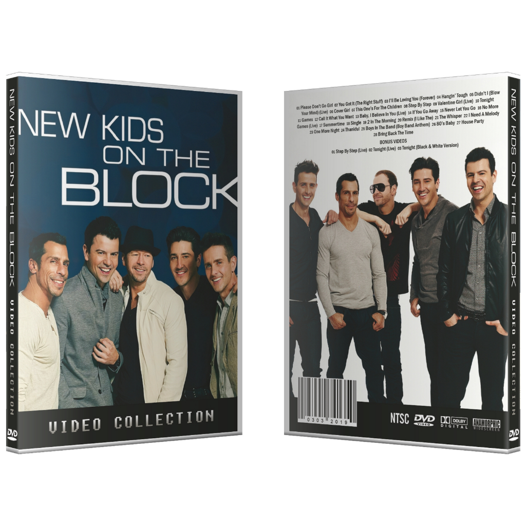 DVD NEW KIDS ON THE BLOCK (NKOTB) - VIDEO COLLECTION (fan made ...
