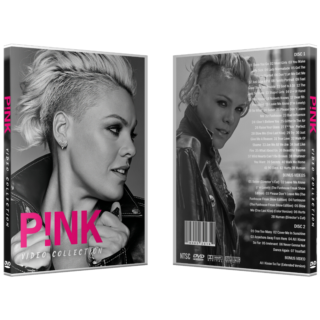 DVD PINK - VIDEO COLLECTION (fan made) | Shopee Brasil