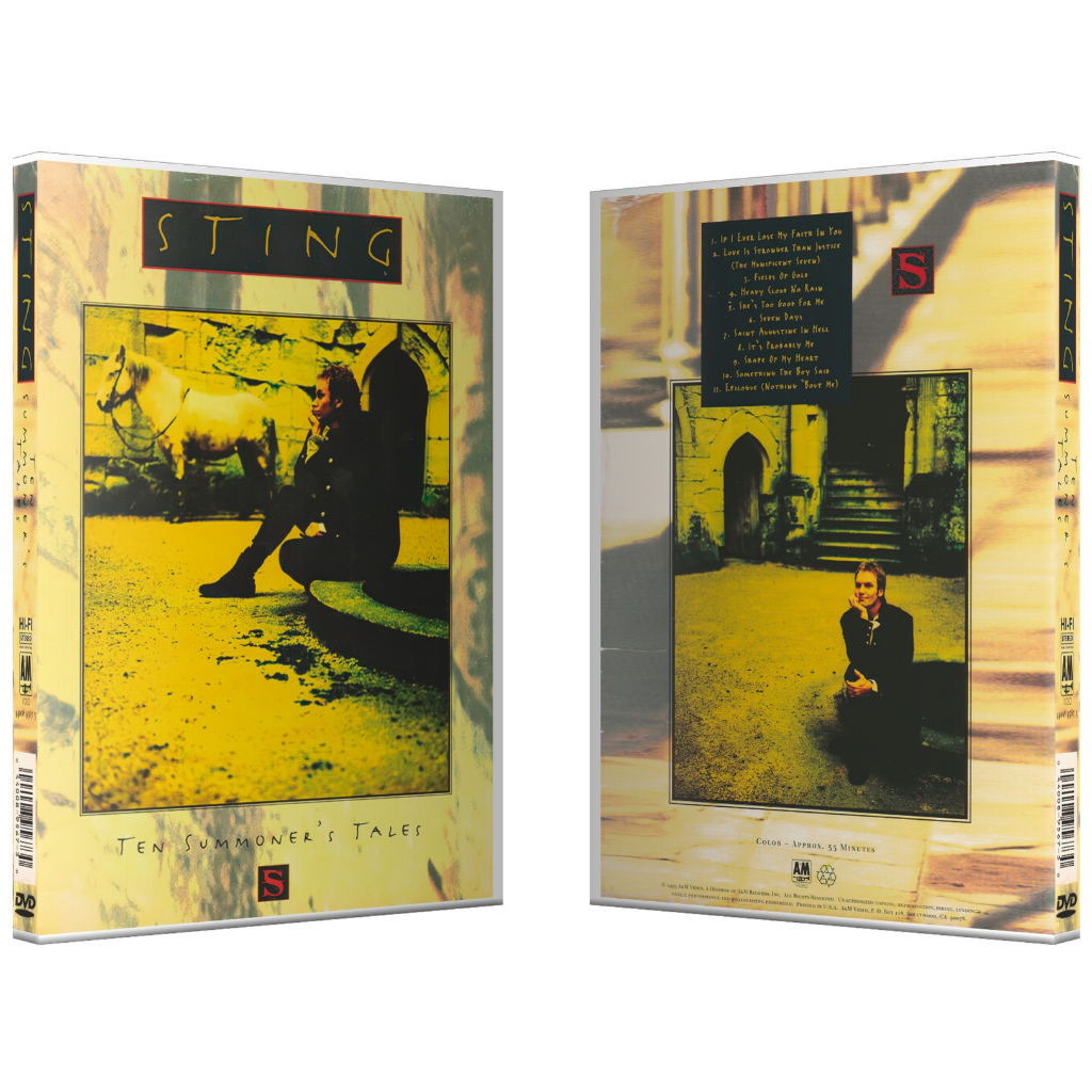 DVD STING - TEN SUMMONER'S TALES (fan made) | Shopee Brasil