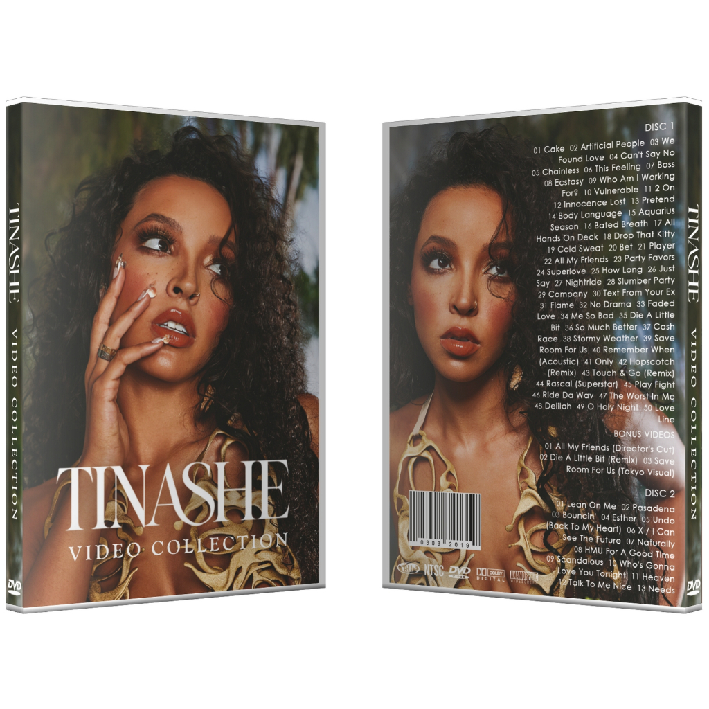 DVD TINASHE - VIDEO COLLECTION (fan made) | Shopee Brasil